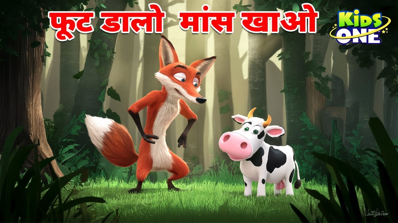 फूट डालो मांस खाओ | Phoot Dalo Aur Mans Khao | The Cunning Fox Story ...