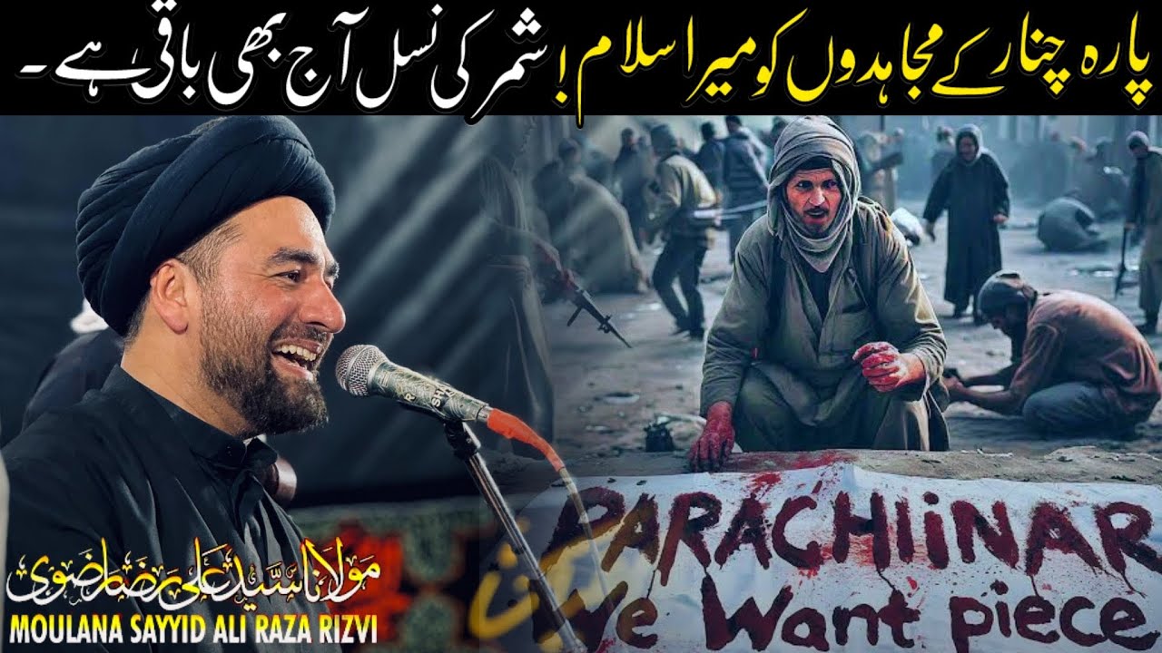 Molana Ali Raza Rizvi | Parachinar talk by allama ali rizvi ...