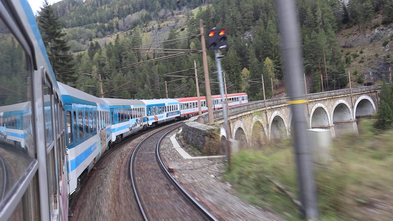 Semmering line on board of EC 151 "Emona" (Wien - Ljubljana) - YouTube