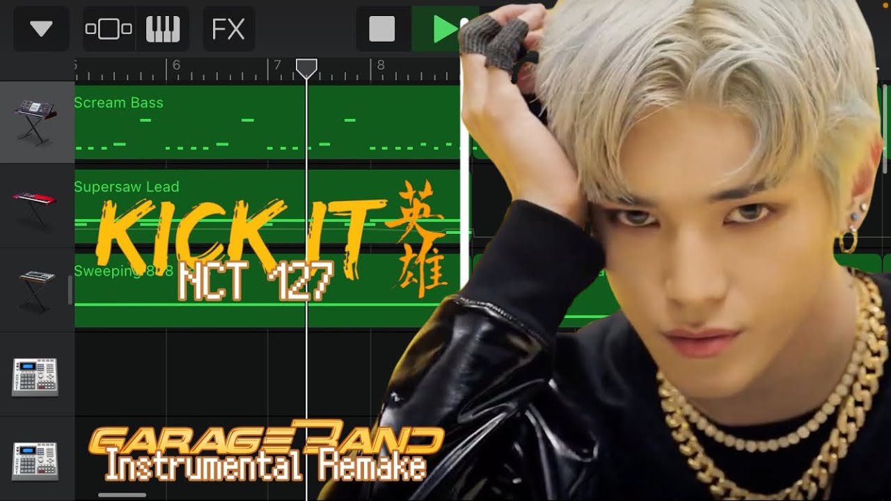 NCT 127 - Kick It | GarageBand Instrumental Remake - YouTube
