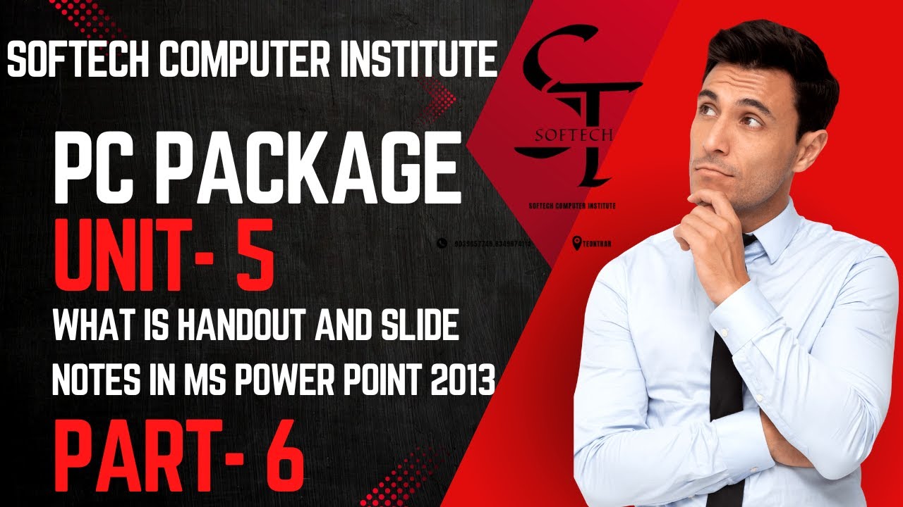 WHAT IS SLIDE,HANDOUT AND SLIDE NOTES IN MS POWER POINT 2013 || By ...