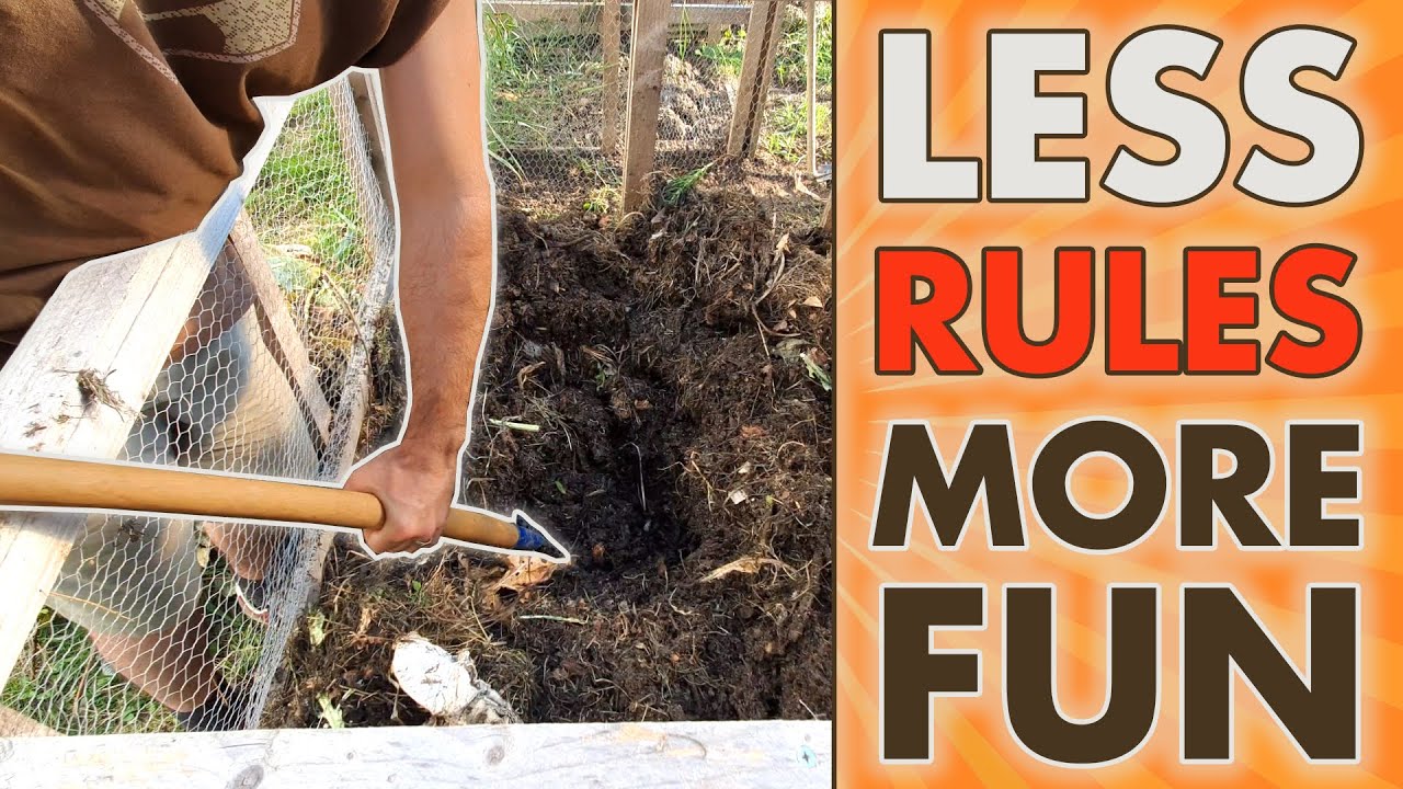 Composting Rules You Should NEVER FOLLOW! Lazy Composting For Beginners ...
