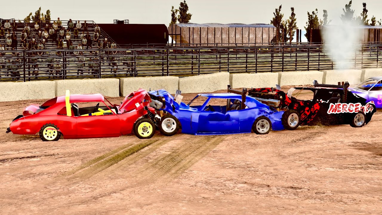 BeamNG Demolition Derby (Midsize Stock) - YouTube