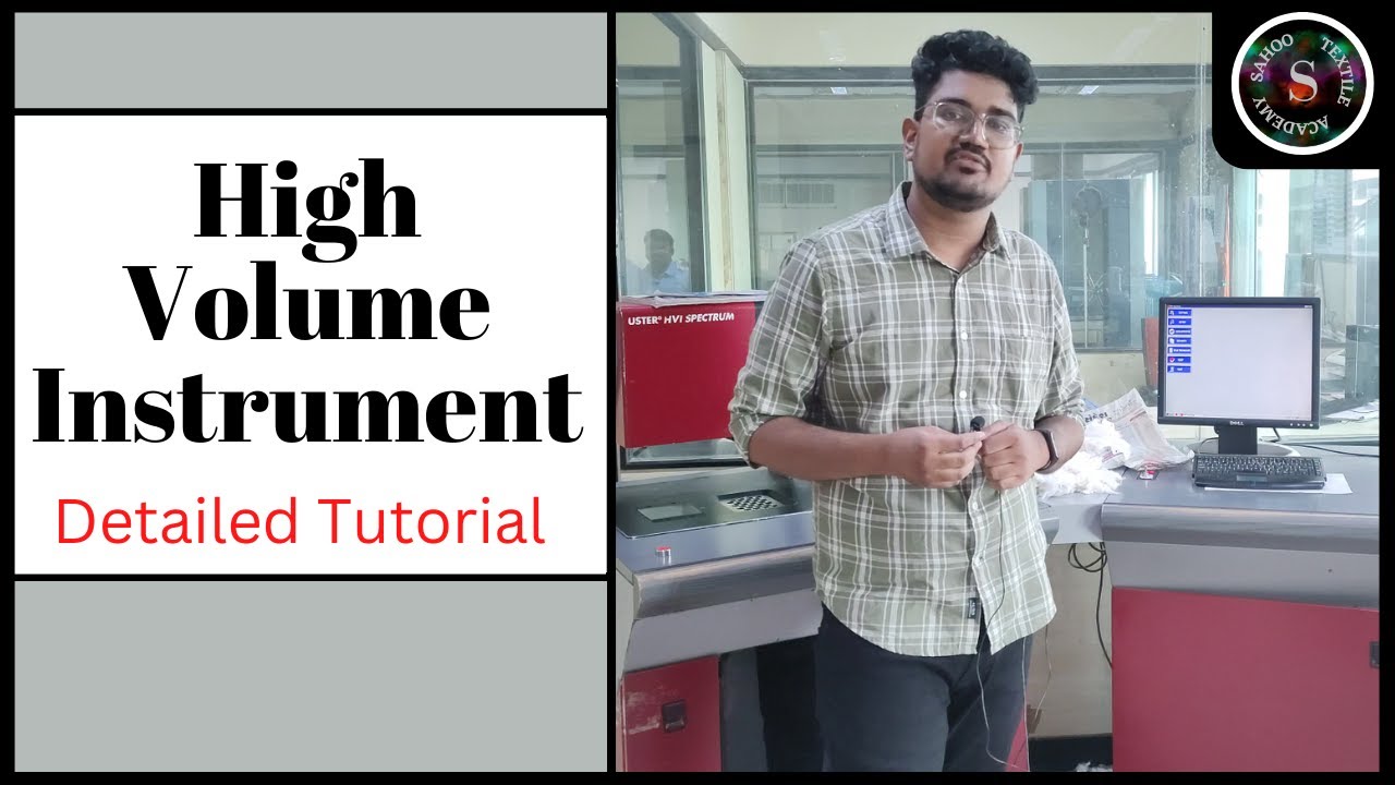 High Volume Instrument ( H.V.I. ) || Practical Demonstration at PSSG ...