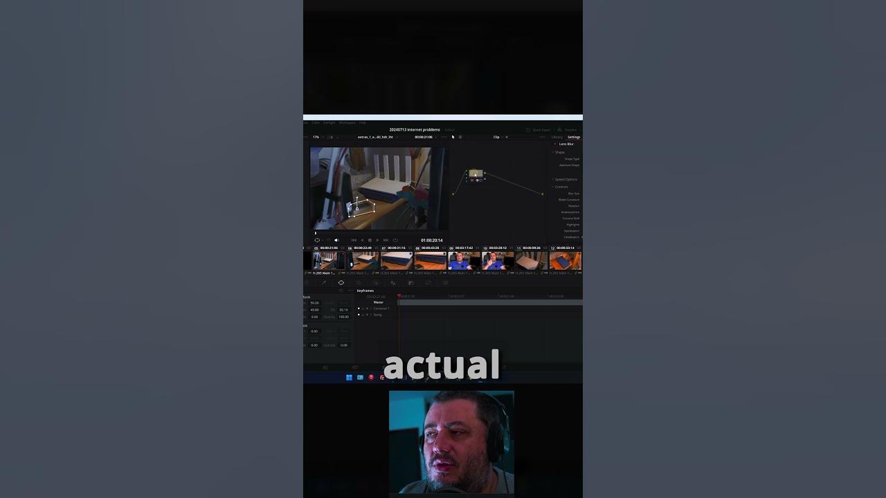 How to Blur Objects and Faces in DaVinci Resolve Using Masks and Tracking 1 - YouTube