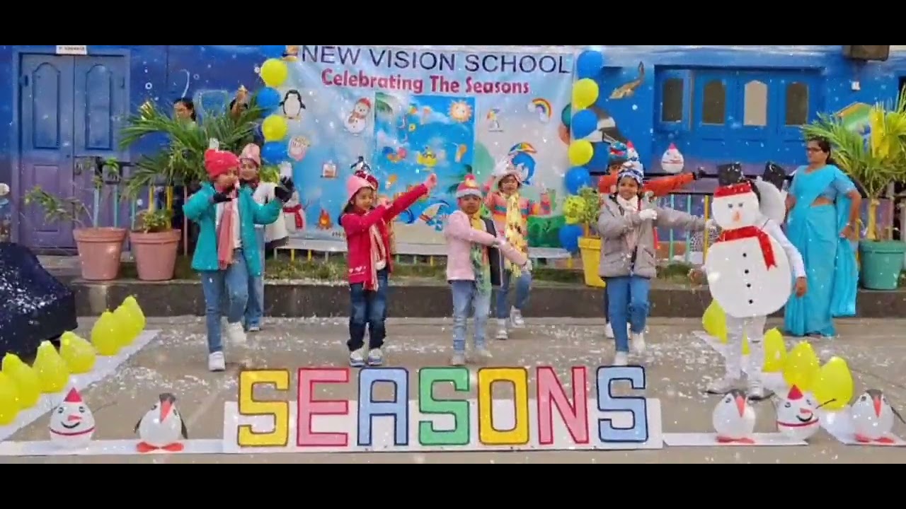 Winter Theme Dance ( Performance by class-2 Students ) - YouTube
