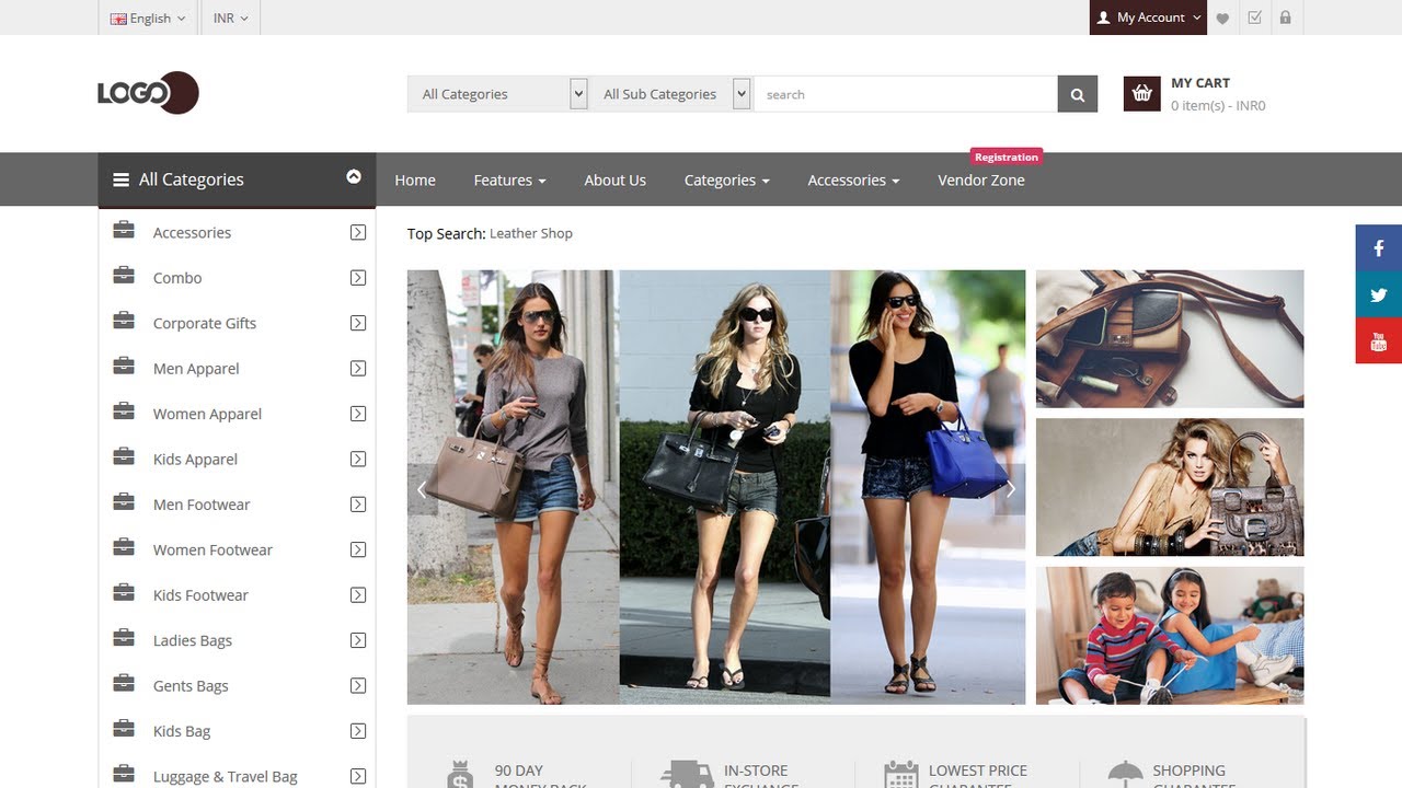 iTechScripts Leather Shop Script - YouTube