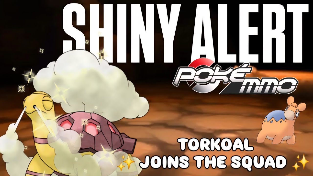 Shiny Torkoal joins the squad! The Journey to Shiny Badge Quest ...