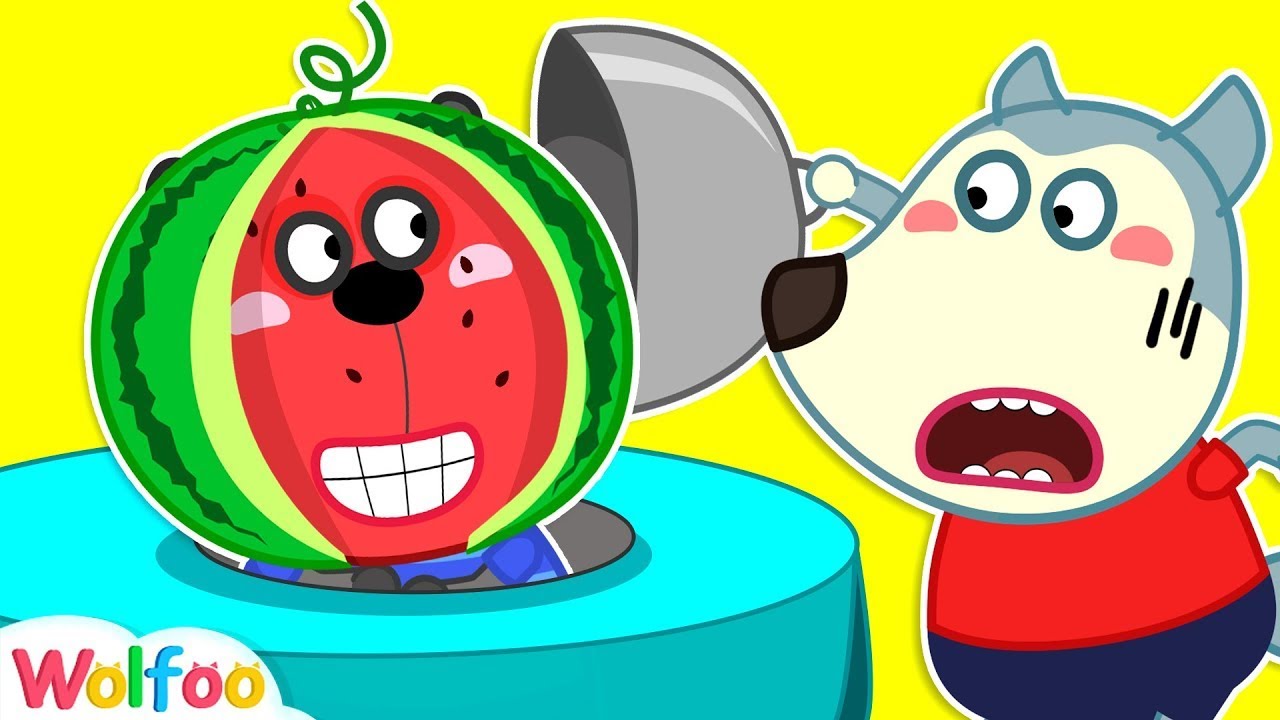 Funny Stories About Wolfoo Plays Hide and Seek in Watermelon Wolfoo ...
