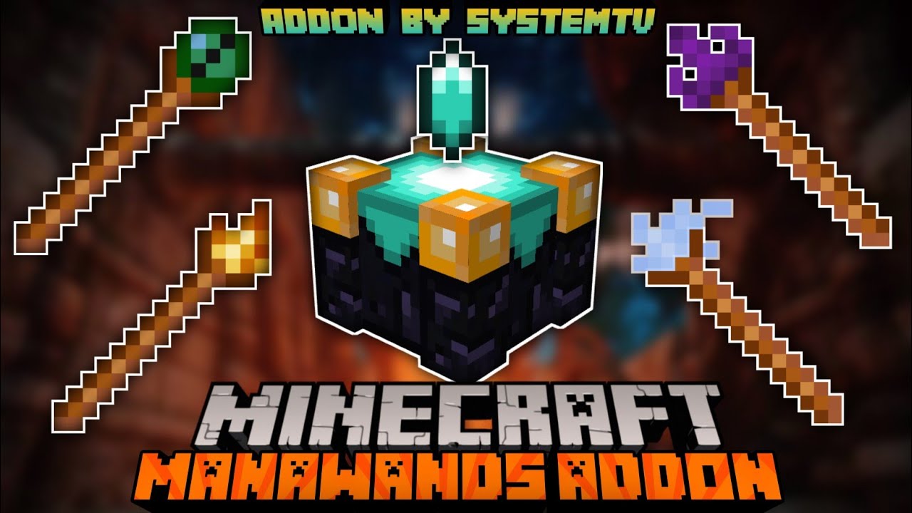 Minecraft Pe Magic Mod - ManaWands Addon (1.20 Support) Magic Mod for ...