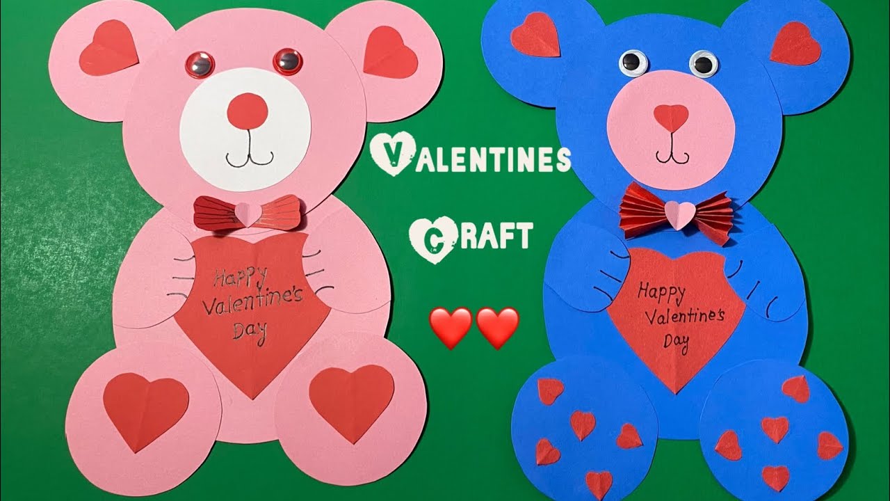 Teddy Craft for Valentine’s Day | DIY Teddy Bear | Teddy Making with ...