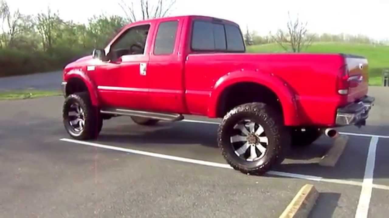 2001 Ford F350 Red - YouTube