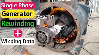 Generator Winding How To Single Phase Generator Winding... | Doovi