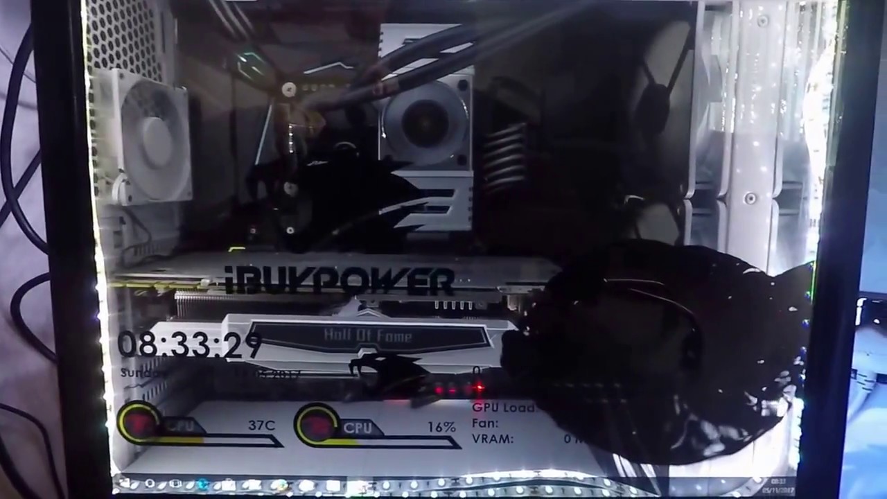 Snowblind custom PC build project part 1 Phantek 400s - YouTube