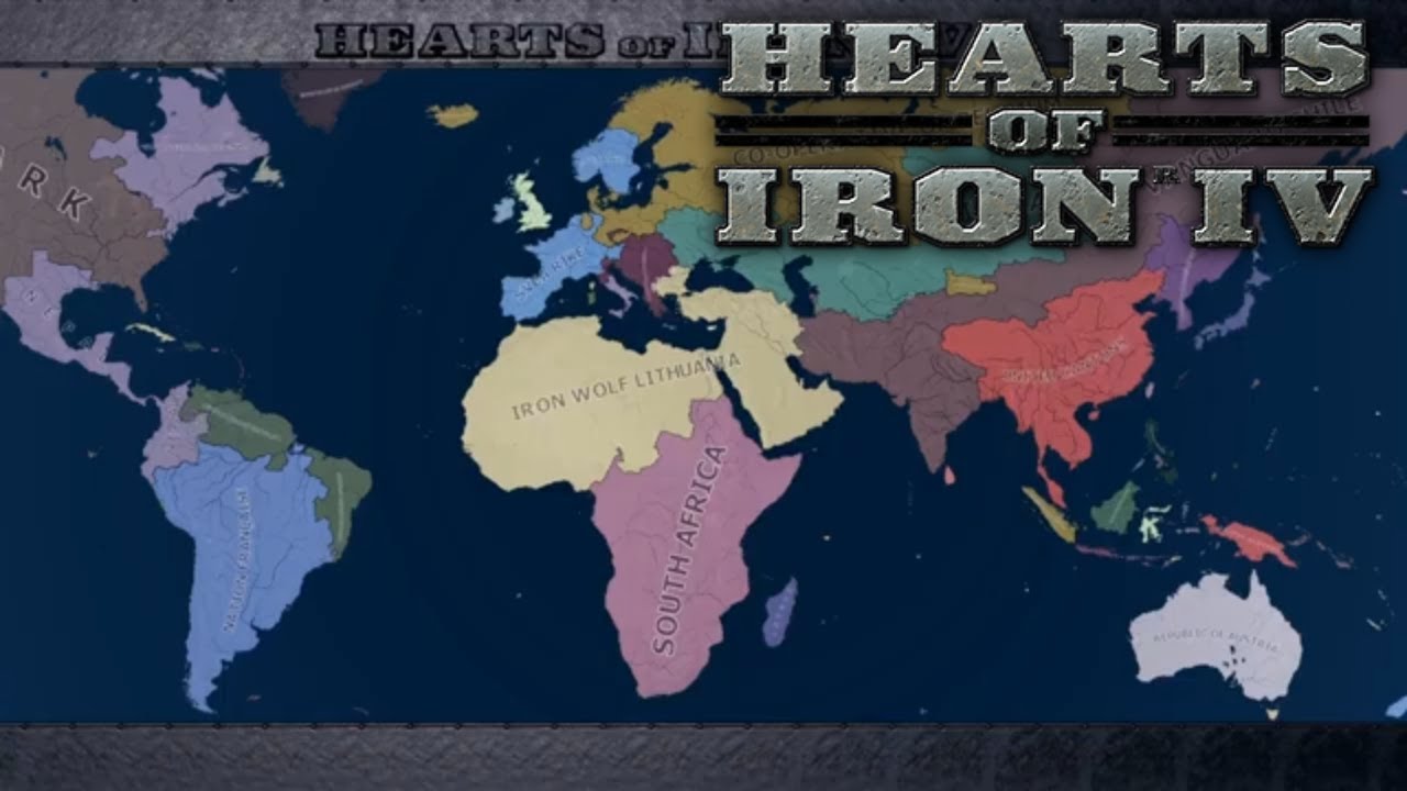 WW2 But With Random Country Placement - Hoi4 Timelapse - YouTube