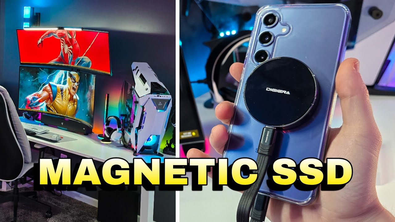 Most PORTABLE MAGNETIC SSD You Can Buy!? - DigiEra Magnetic Portable ...