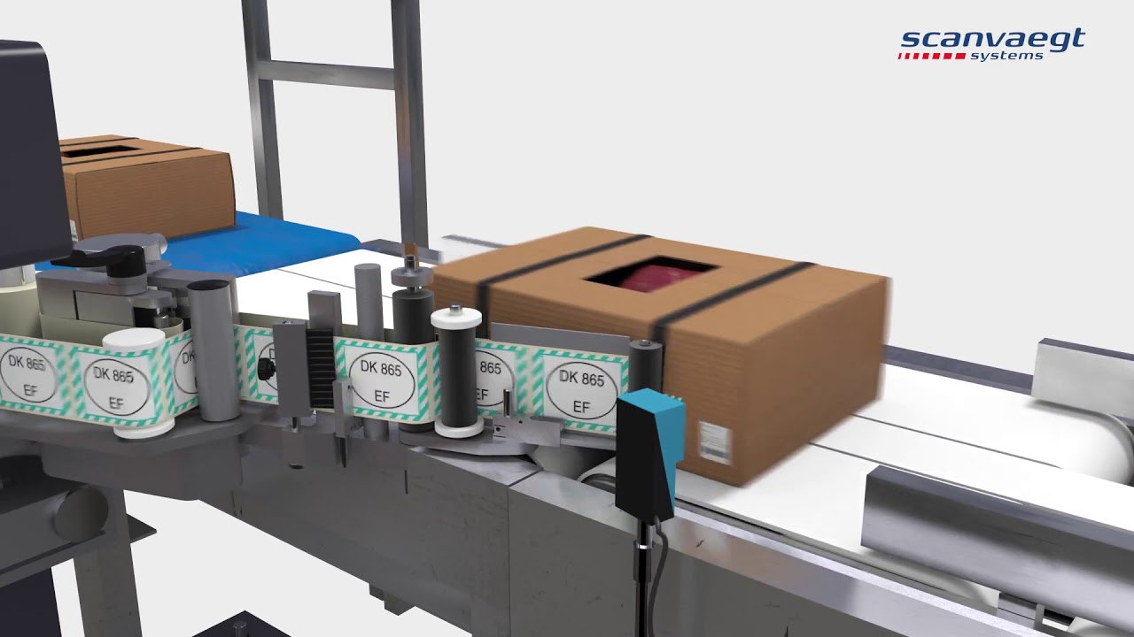 Weighing Checker Automatic Box Weigh Labeller - YouTube