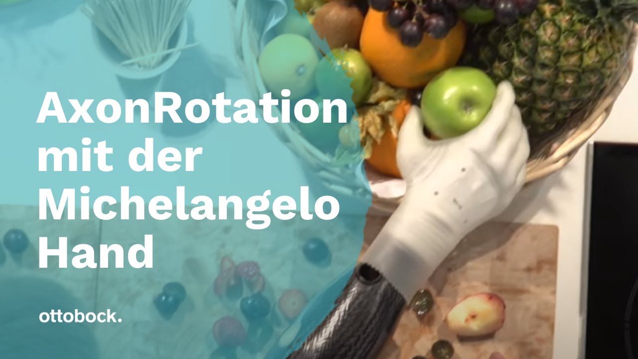 AxonRotation mit der Michelangelo Hand | Ottobock - YouTube