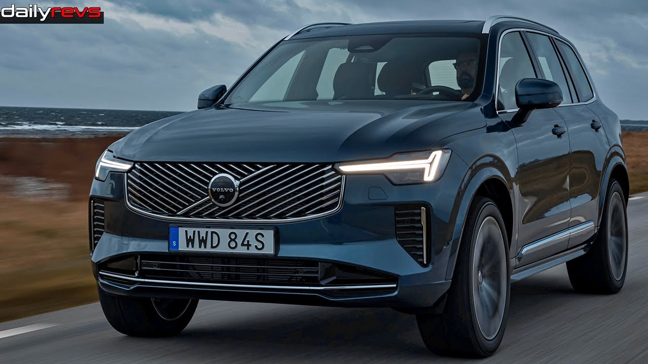 2025 Volvo XC90 B5 | Denim Blue Metallic | Driving Dynamics ! - YouTube