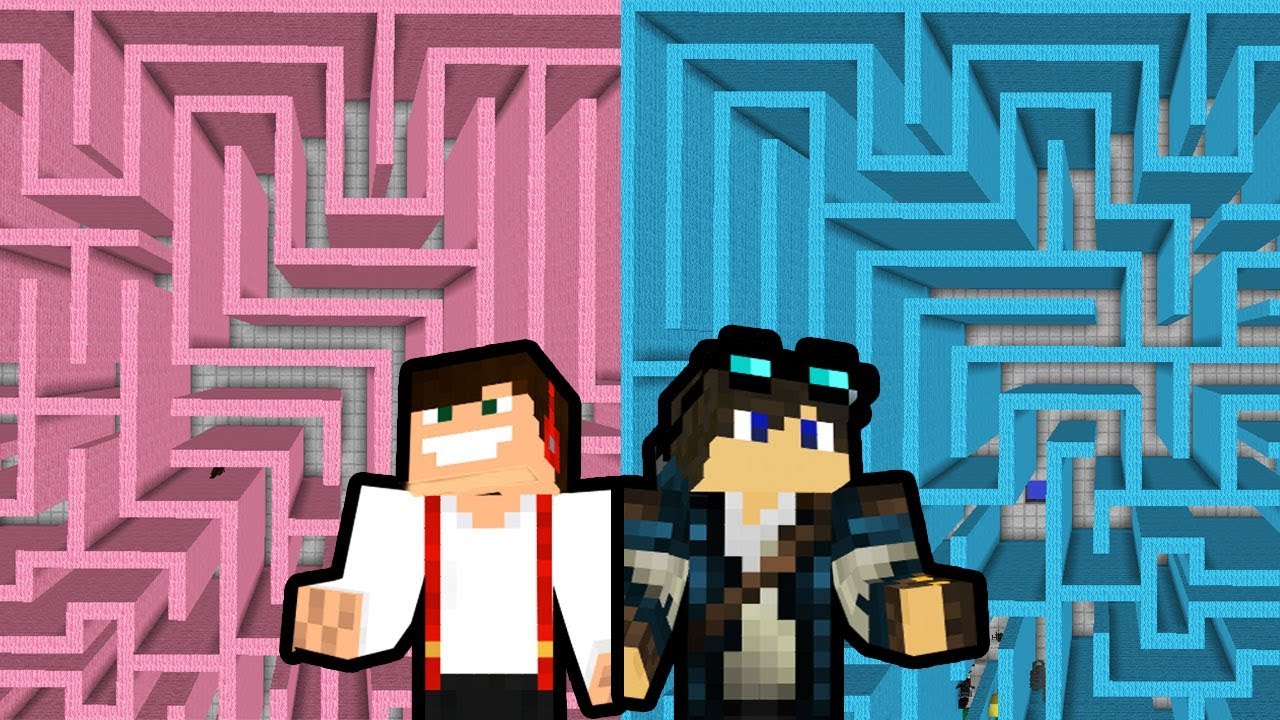 LABIRYNT DZIEWCZYNY VS LABIRYNT CHŁOPAKA - MINECRAFT ! - YouTube