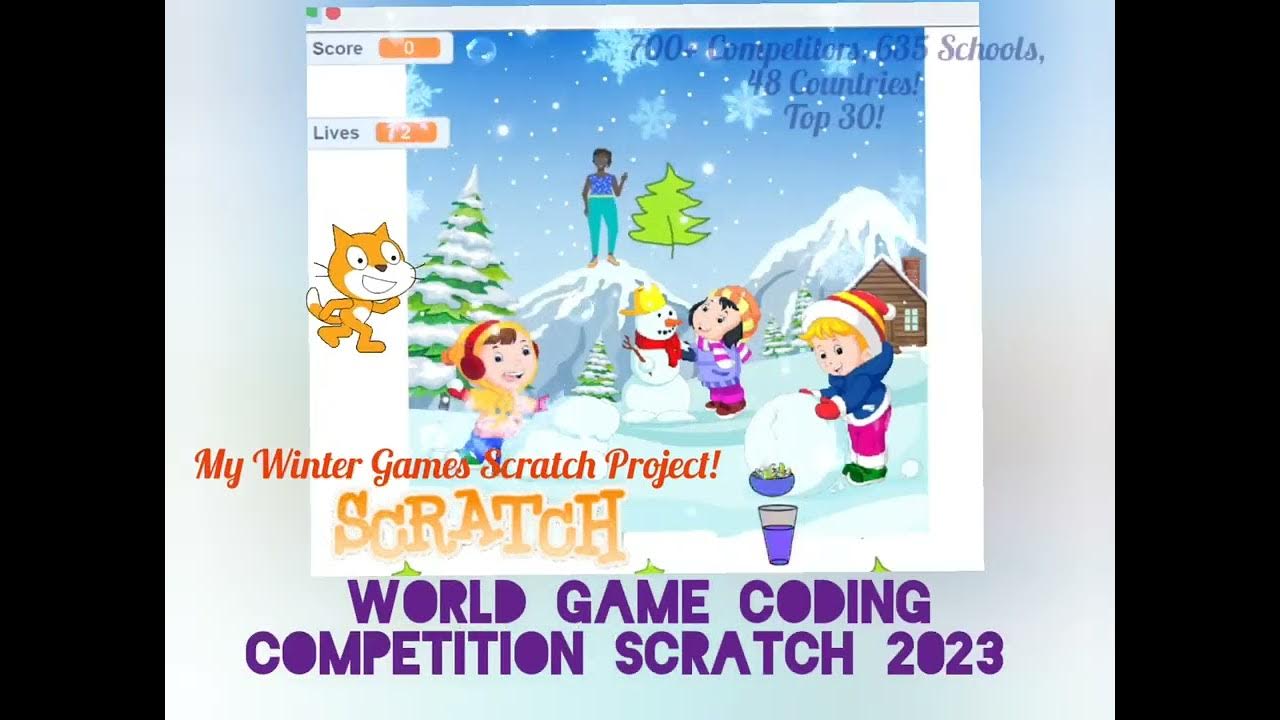 IKCC 2023 | World Game Coding Competition Scratch | Winter Games project idea in Scratch Coding ...