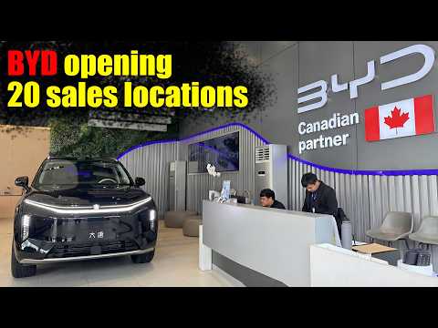 A car for BYD's first showroom in Canada? | Chinese EV BYD Great Tang 2026 with 950 km range!