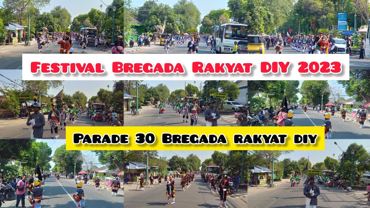 Festival Bregada Rakyat DIY 2023 || Parade 30 Bregada Rakyat DIY - YouTube