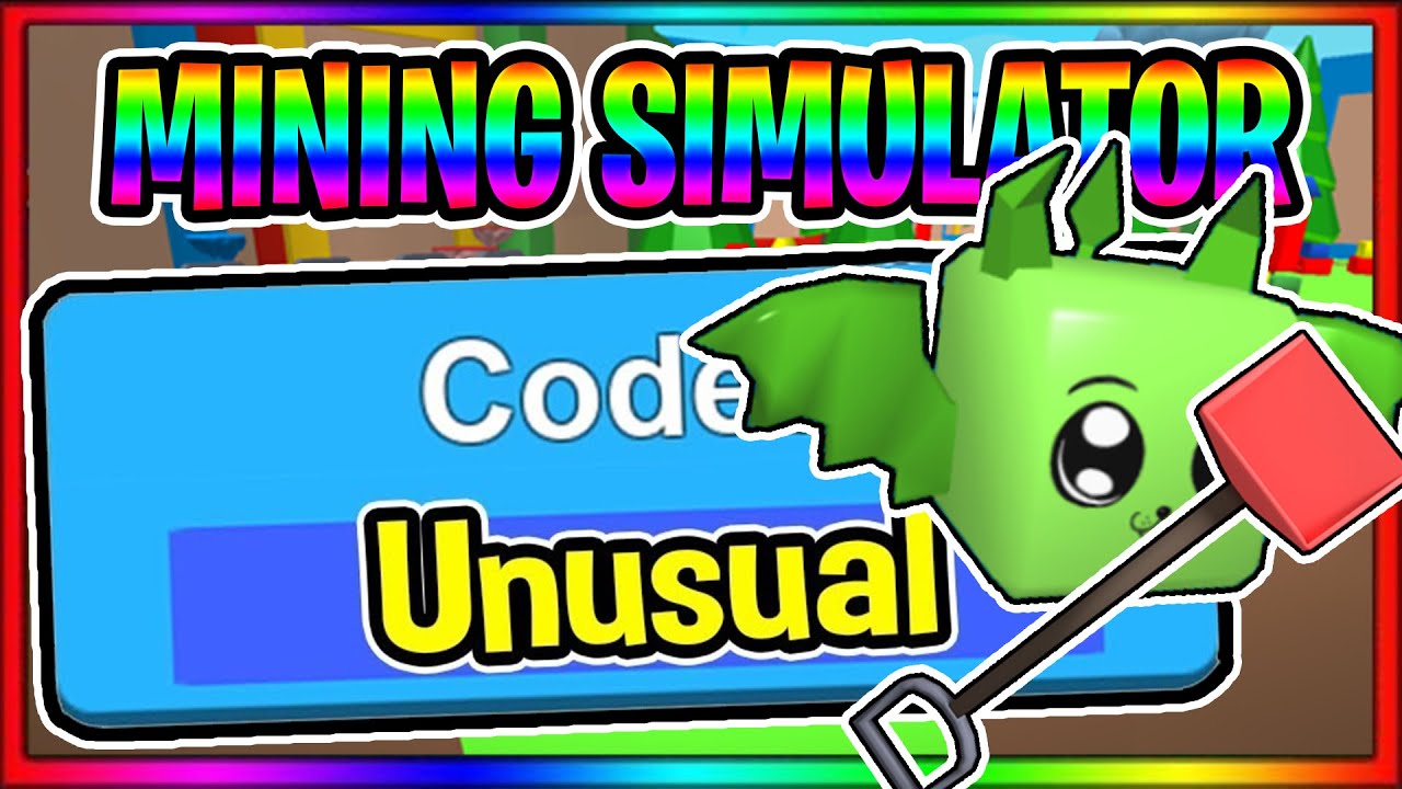 "ALL" WORKING CODES IN MINING SIMULATOR *MAY 2020* - ROBLOX - YouTube