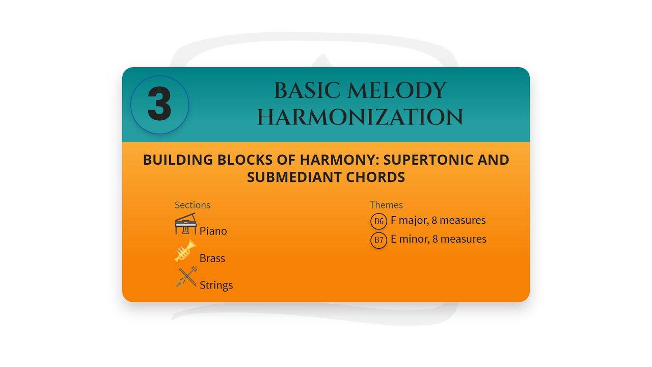 Supertonic and Submediant Chords | Basic Melody Harmonization #3 - YouTube
