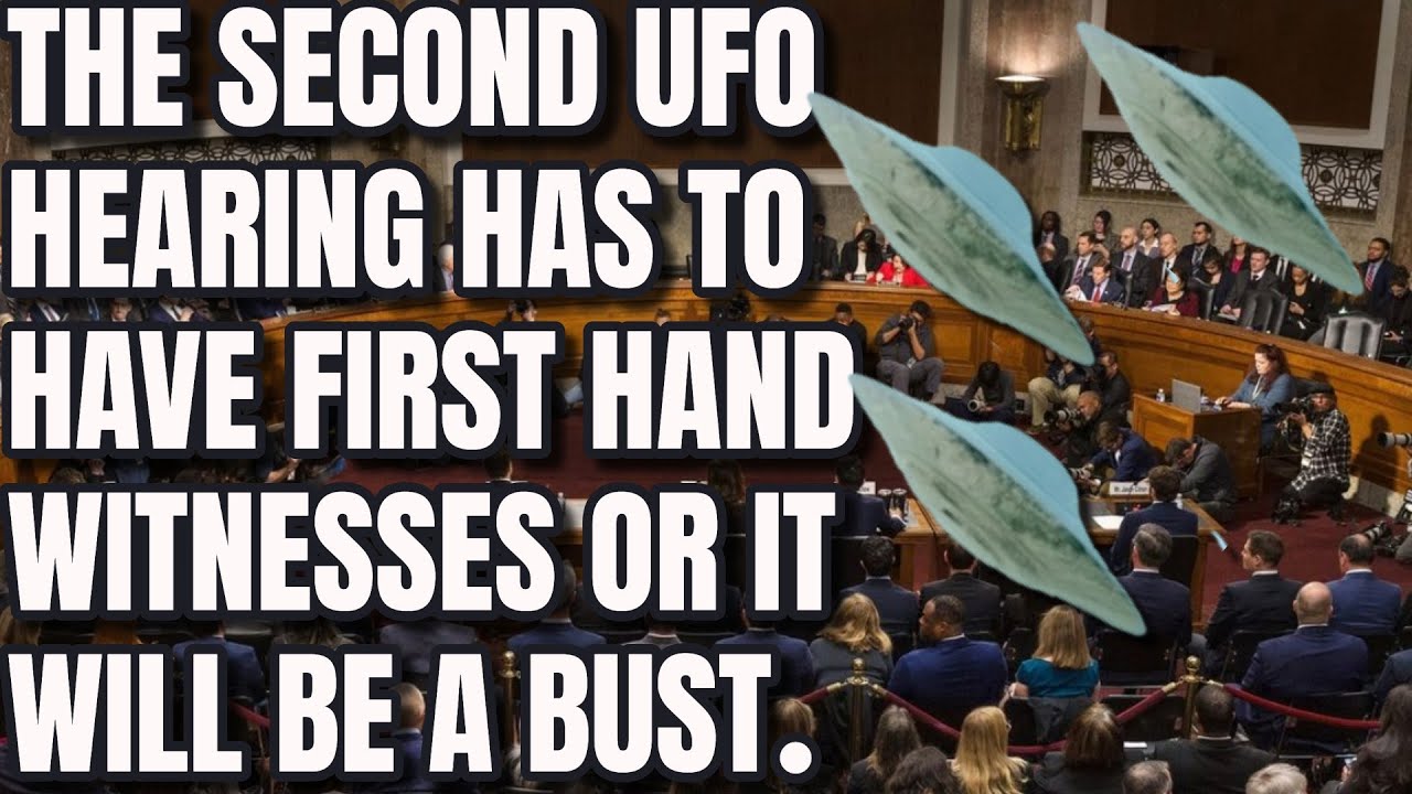 PUBLIC AGREES: NOV UFO hearing needs first hand witnesses about the ...