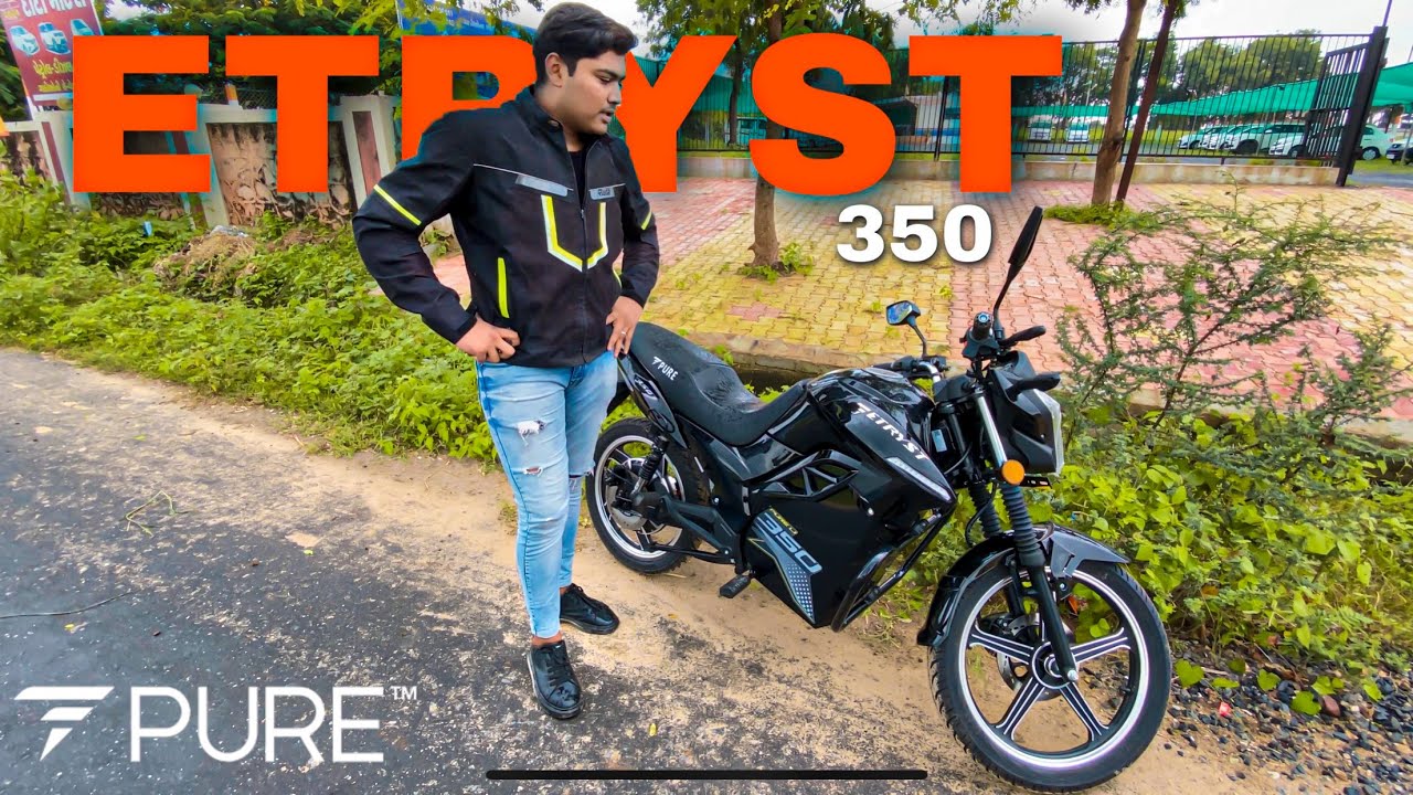 Pure EV Etryst 350 New Electric Bike - First Ride Impressions 😊 - YouTube