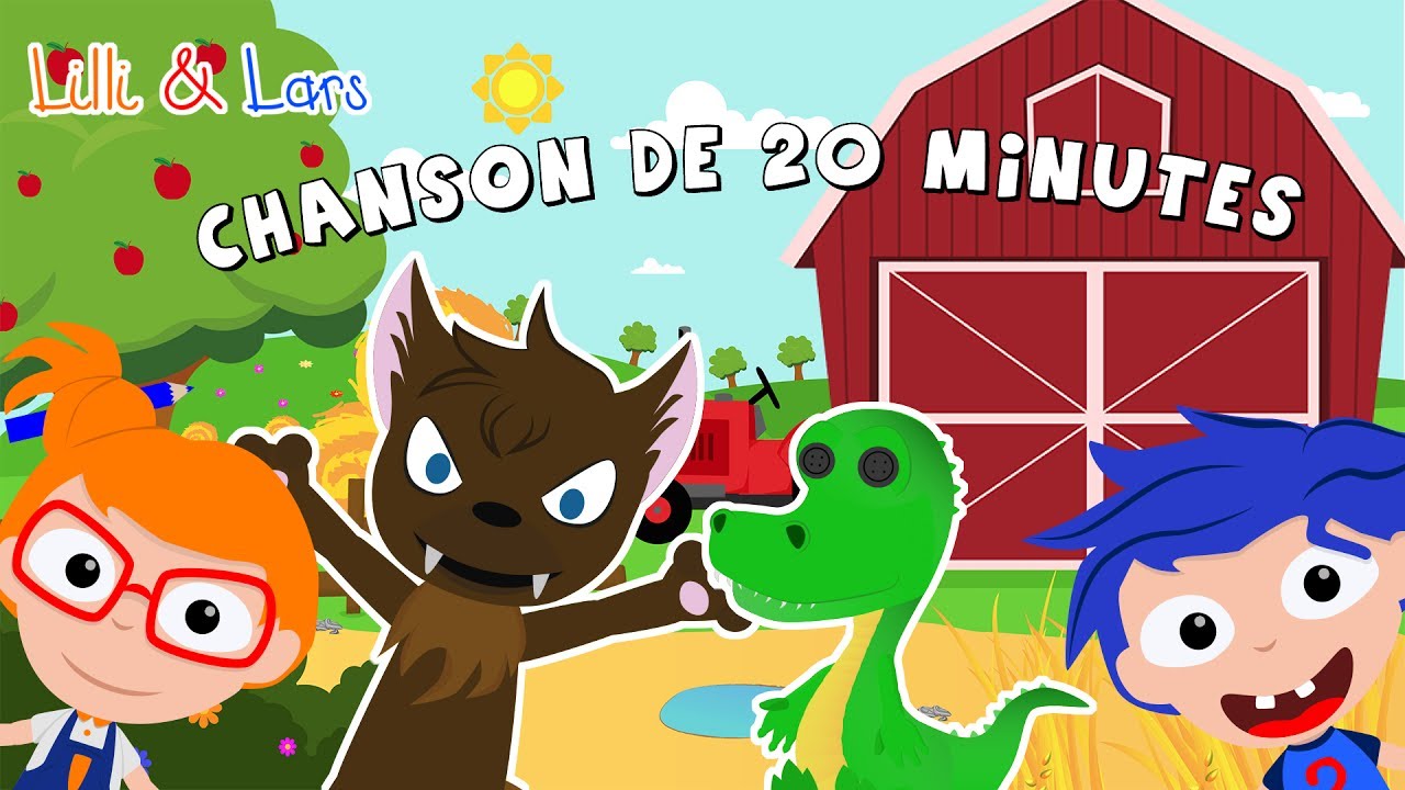 promenons-nous dans les bois en français - CHANSON DE 20 MINUTES - YouTube