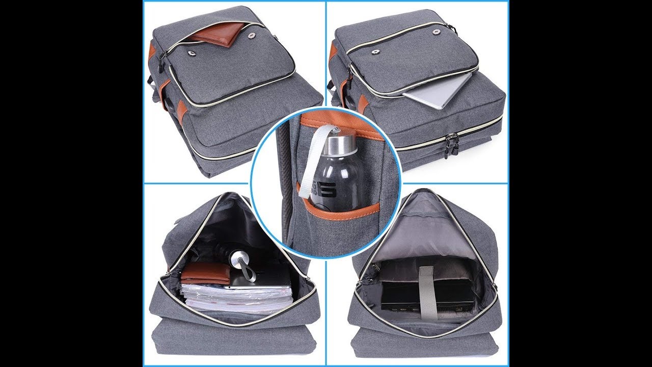Modoker Vintage Laptop Backpack Review | Best School College Backpack ...