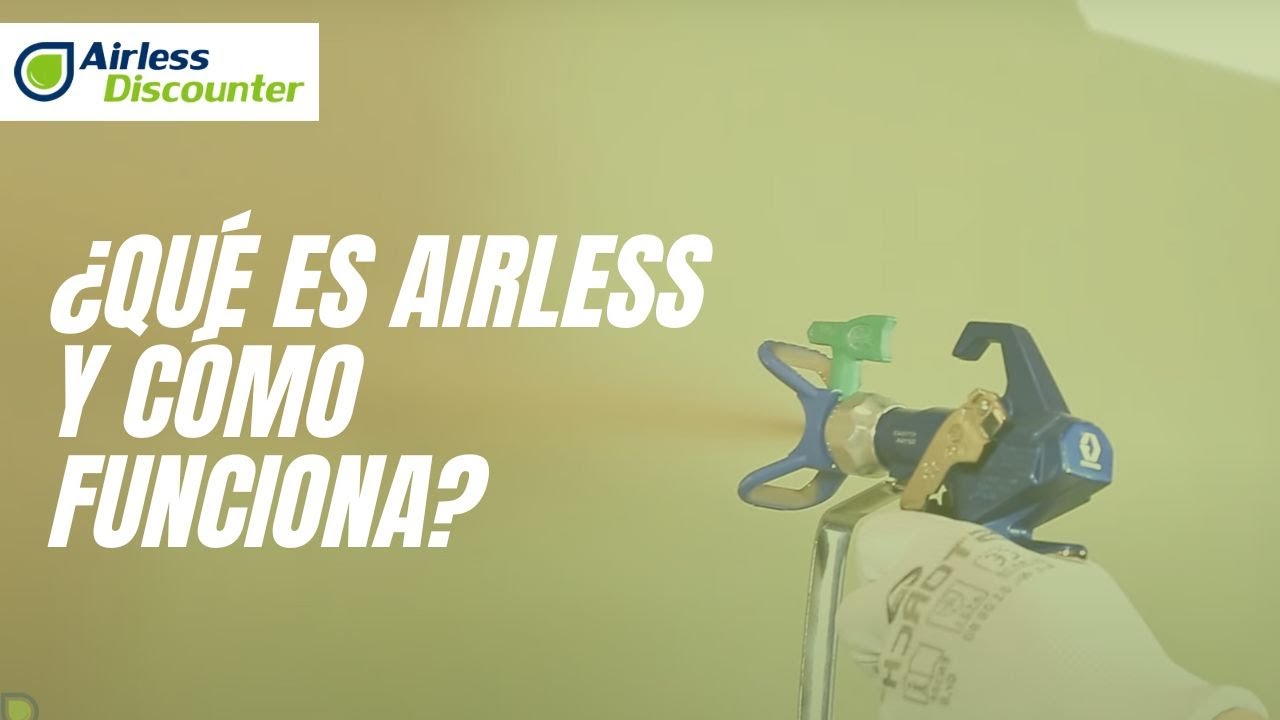 ¿Qué es airless y cómo funciona? | Airless Discounter - YouTube
