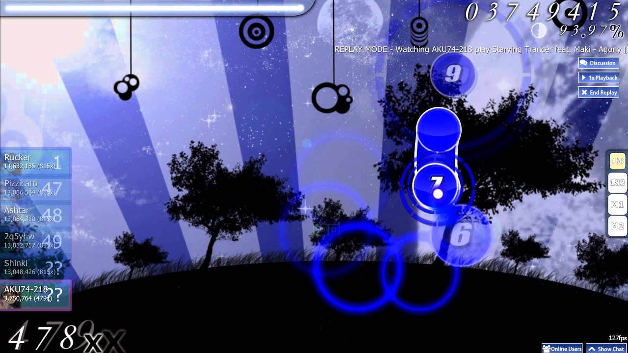 osu! - Starving Trancer feat. Maki - Agony [Hard] - YouTube