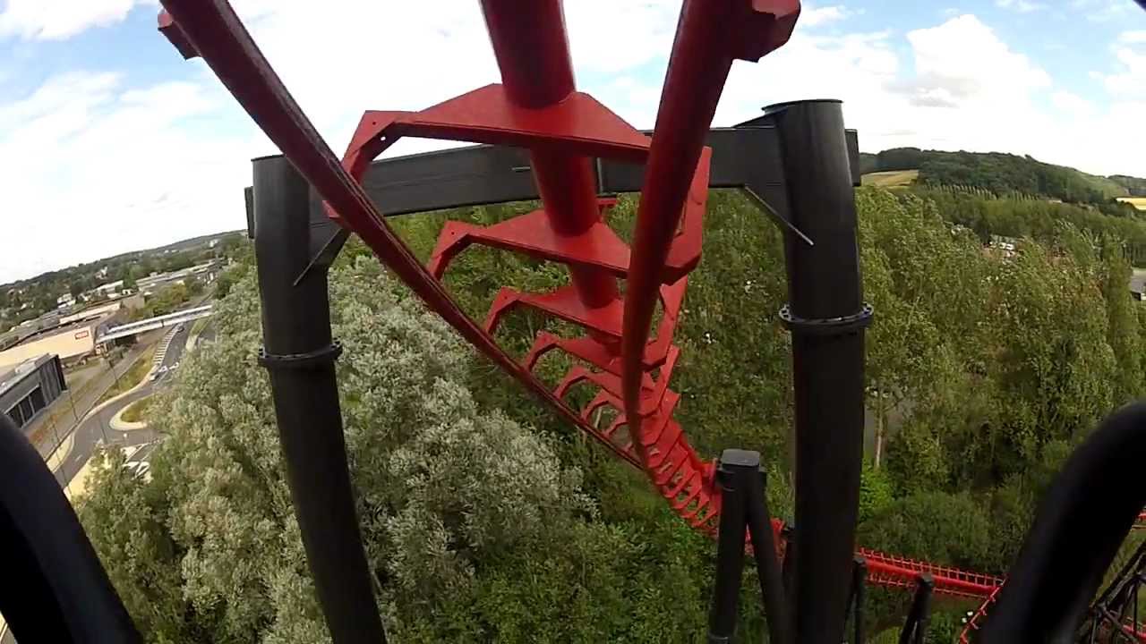 Parc d'attraction walibi belgique. Vampire filmé avec Go Pro - YouTube