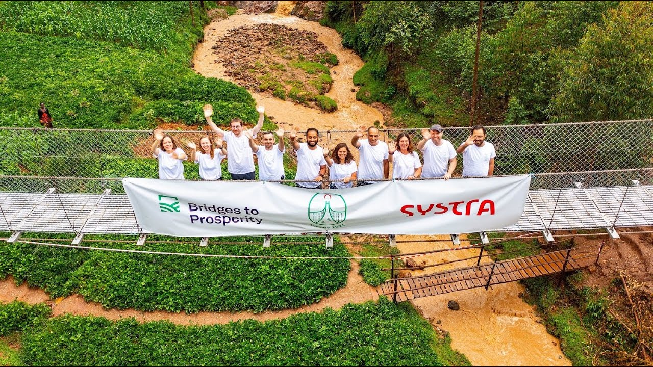SYSTRA - Bridges to Prosperity in Rusumo, Rwanda - YouTube