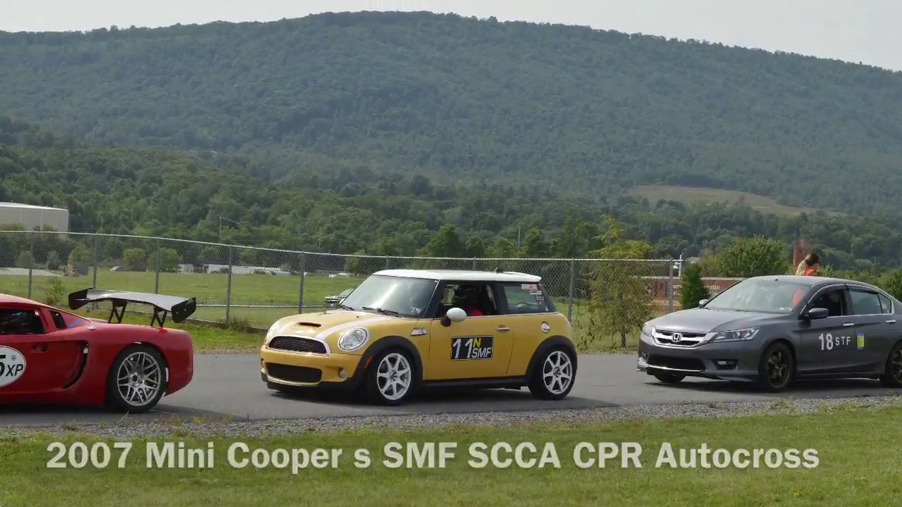 SCCA CPR autocross 8/27/17 SMF Mini Cooper S Manic stage 3 tune 1st ...