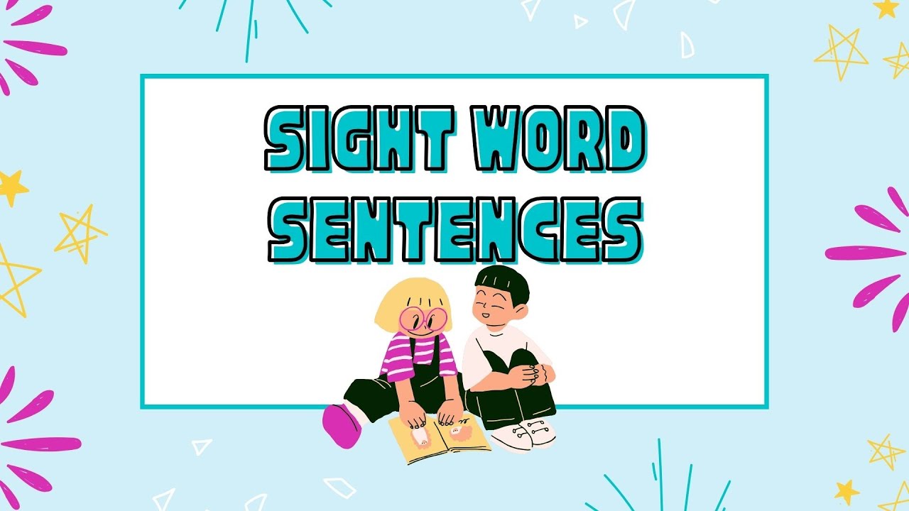 Practice Reading | Sight Word Sentences | Teacher Joy - YouTube