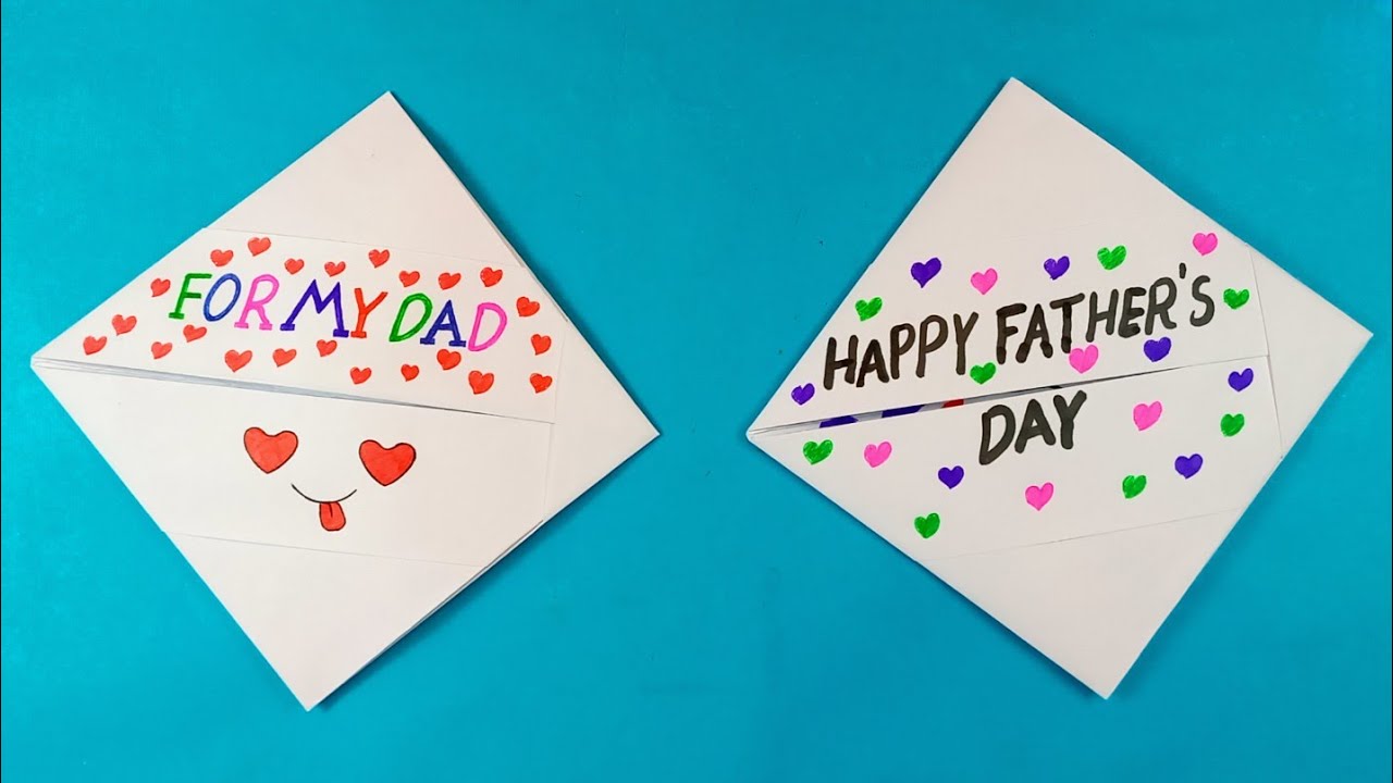 how to make an envelope for father's day | DIY gift for father's day ...