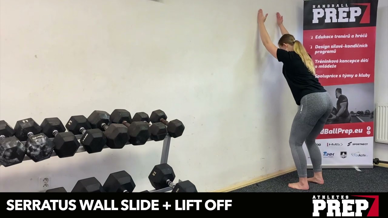 Serratus Wall Slide + Lift off - YouTube