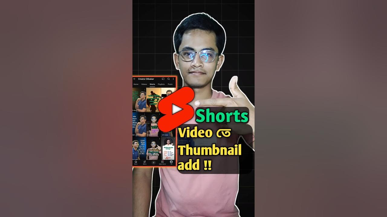 How to add custom Thumbnail on YouTube #shortsvideo #shortsviral #customthumbnail #thumbnail # ...