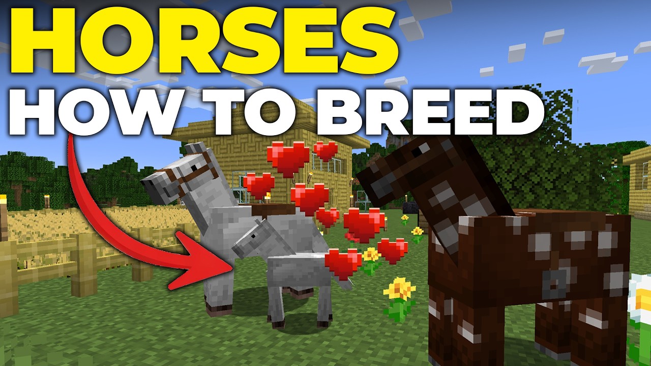 How To Breed Horses in Minecraft - YouTube