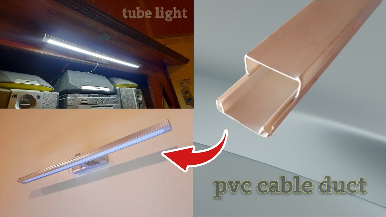 how to make tube light at home | diy room decor | homemade Diy crafts ...