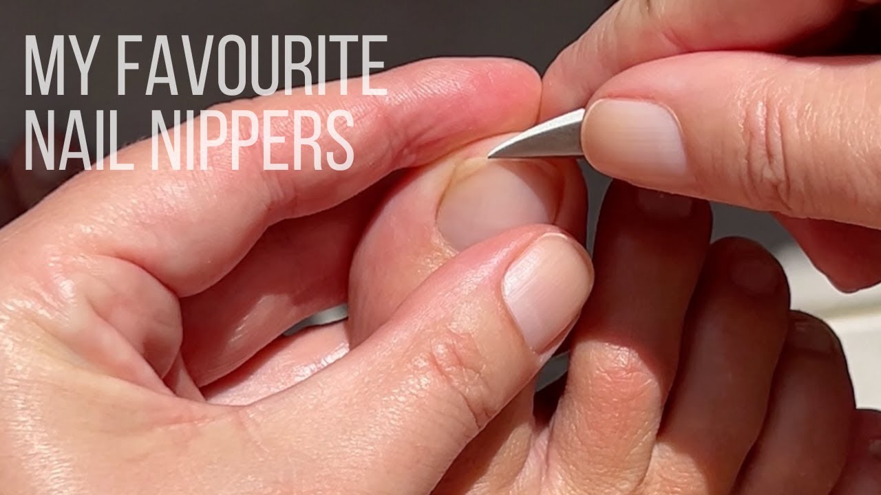 Pedicurist explains how to clip your toenails with nail nippers - YouTube