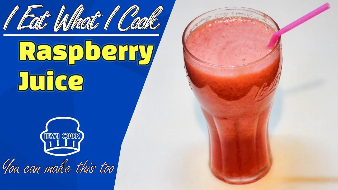 Refreshing Raspberry Juice Recipe | Non-Alcoholic Drink | IEWICOOK ...