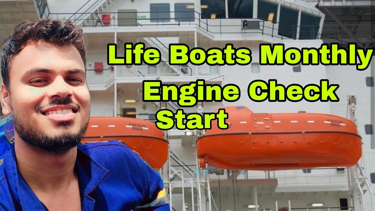 Lifeboat Engine Start || Monthly Check - YouTube
