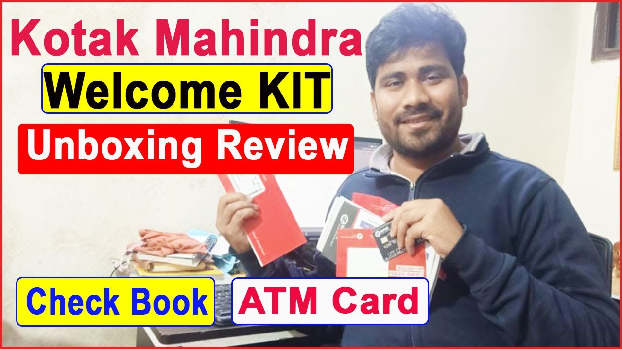Kotak Mahindra Bank Welcome Kit Unboxing - How To Get Kotak 811 Debit ...