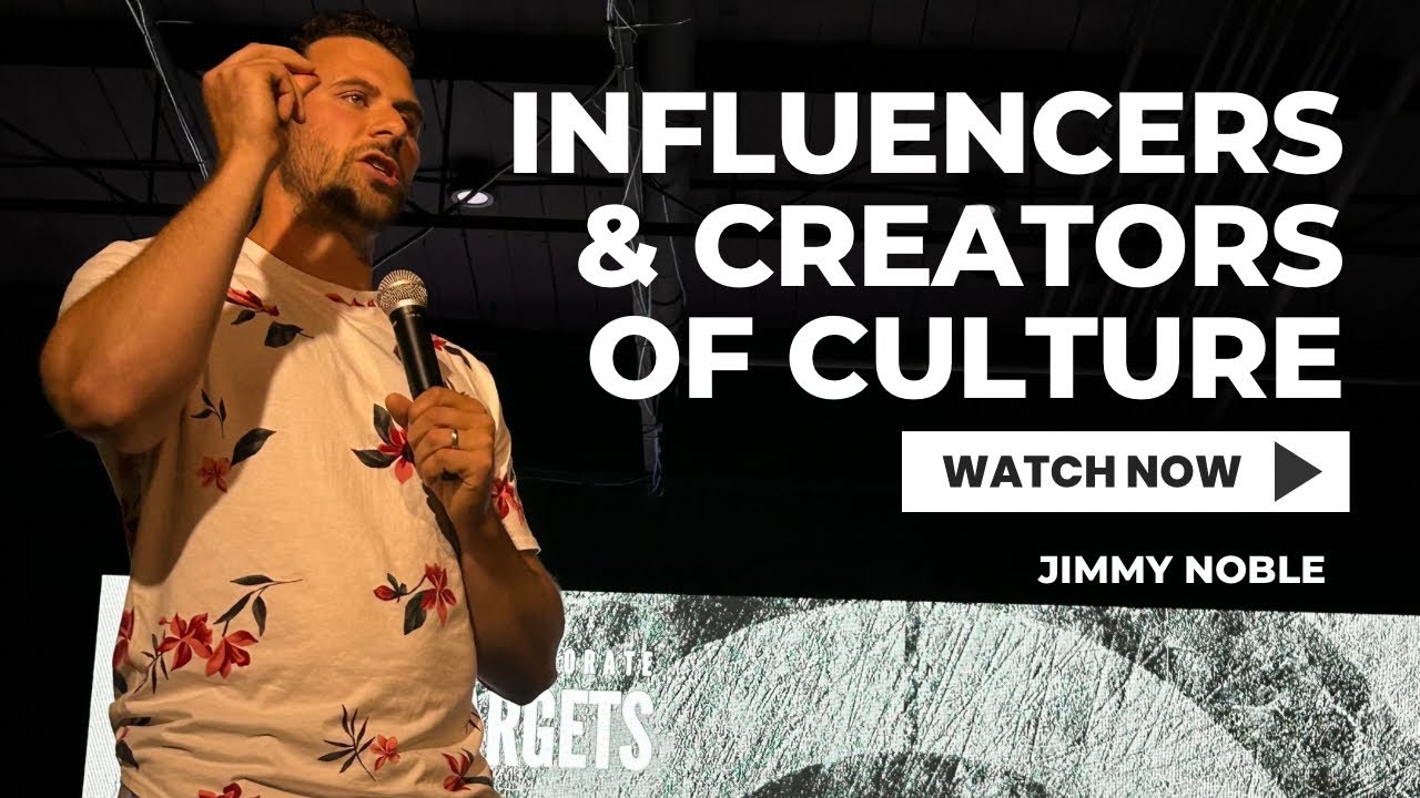 Influencers & Creators of Culture | Jimmy Noble | June 18, 2023 - YouTube