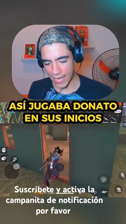 Así jugaba Donato en sus inicios en free fire - YouTube
